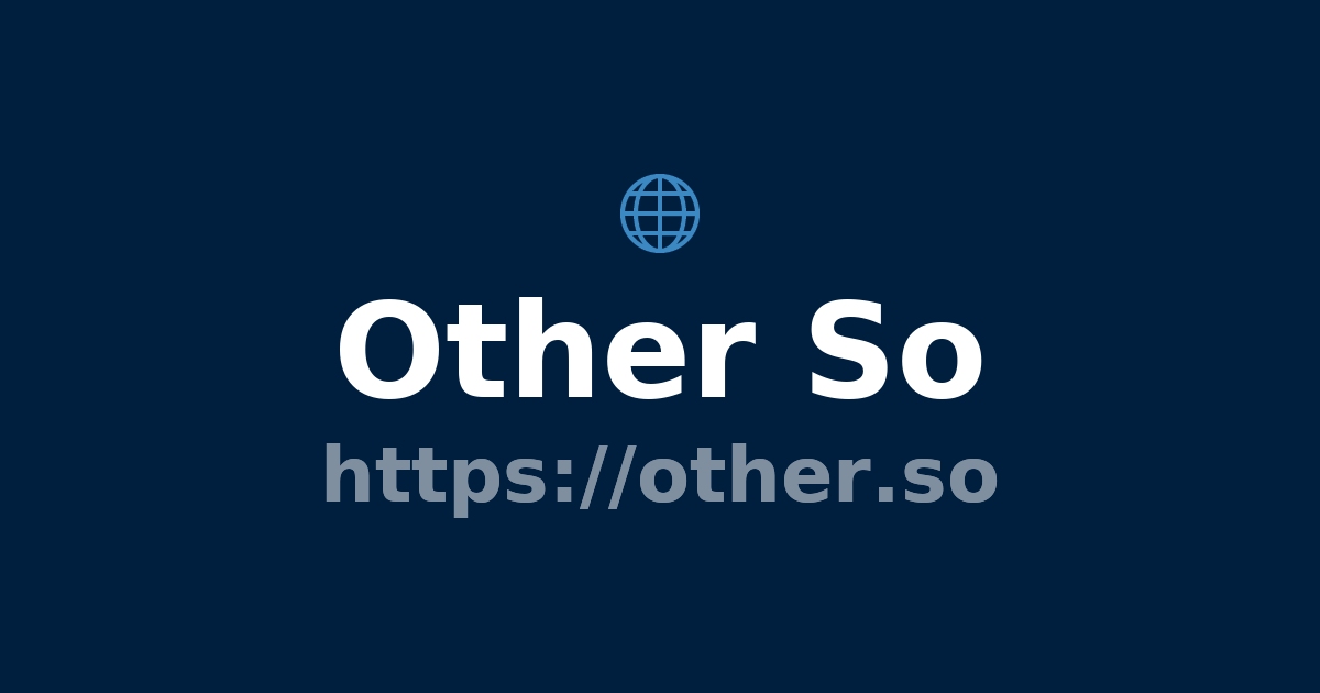 Other So